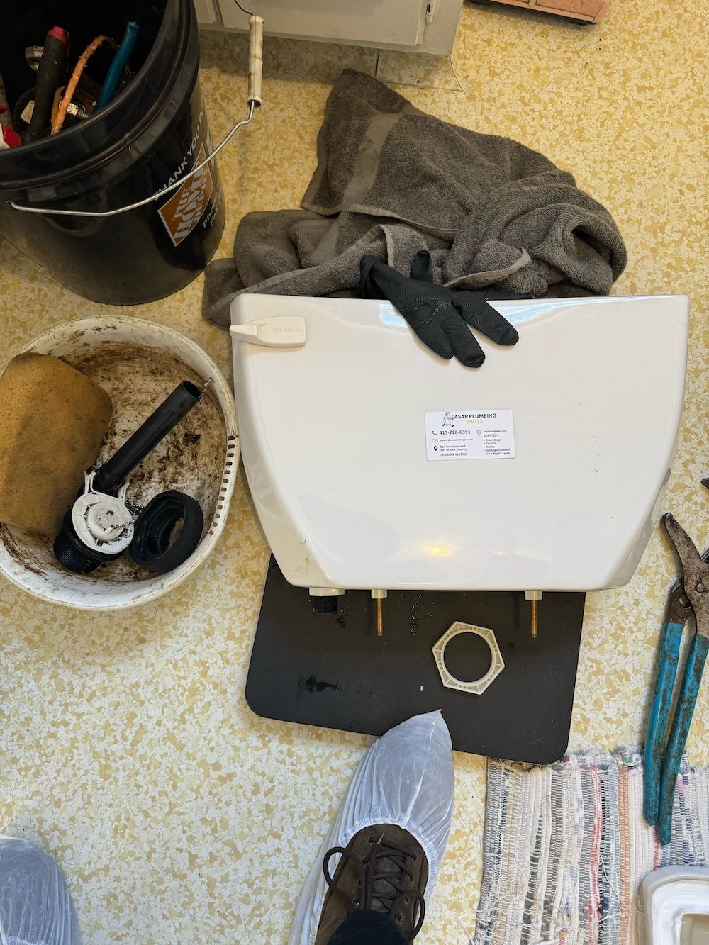 Same-Day Toilet Flapper Flush Valve Repairs by ASAP Plumbing Pros