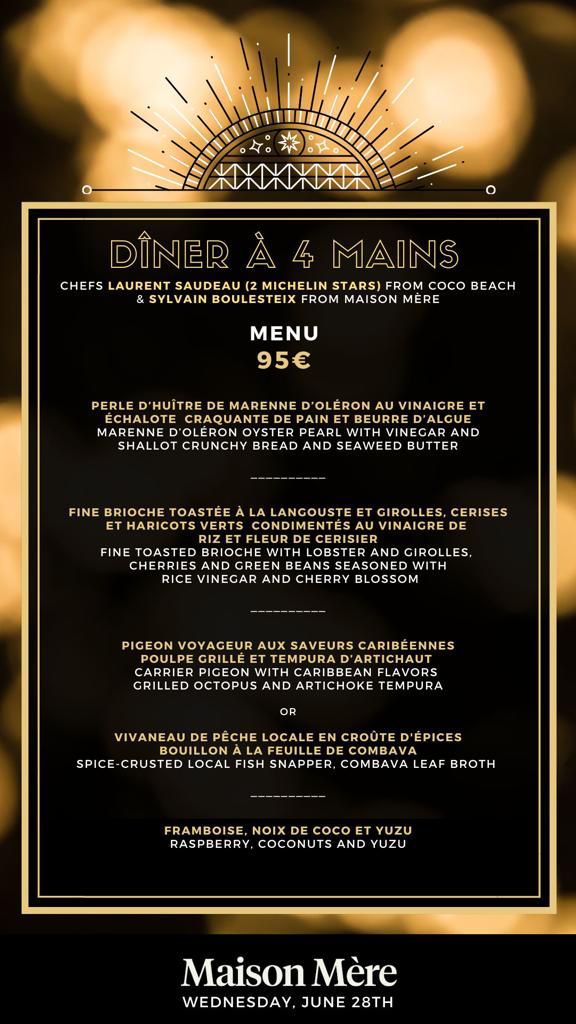 Discover our Menu | Maison Mère | Restaurant