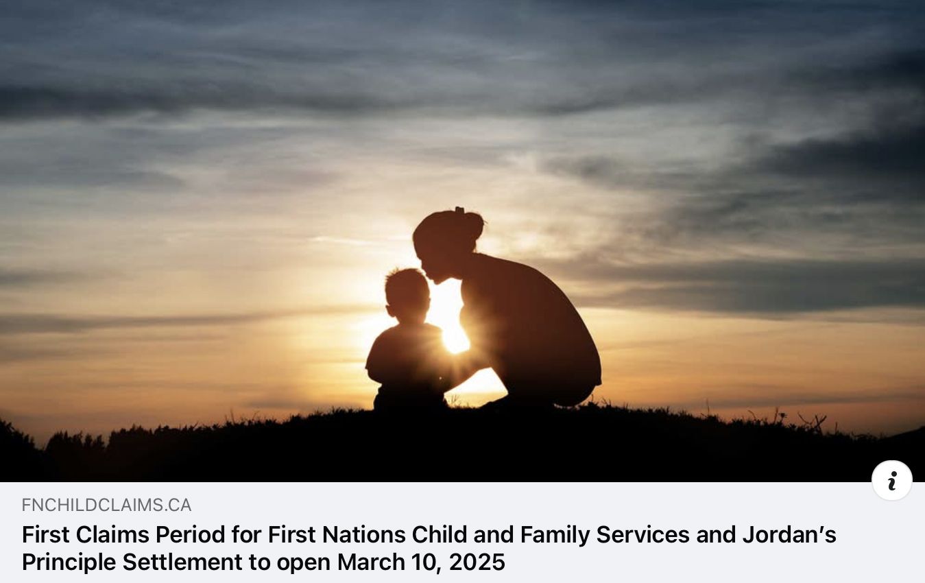 Update on National Class Action Settlement on the First Nations Child ...
