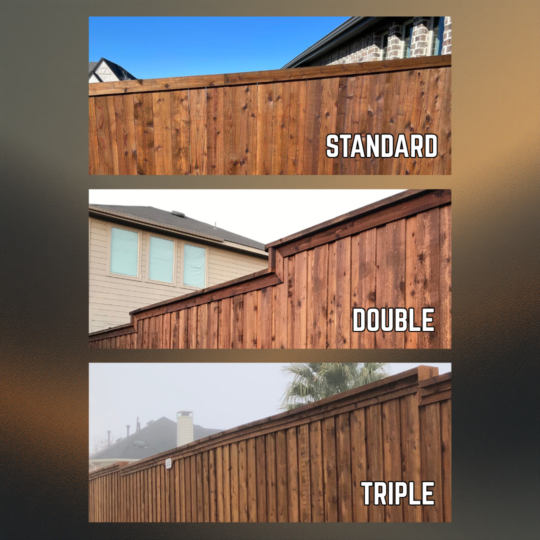 Fence Trim Styles Explained: Standard, Double, and Triple Trim