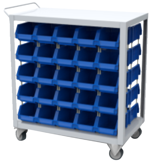 Carritos para picking distribución y preparación de pedidos