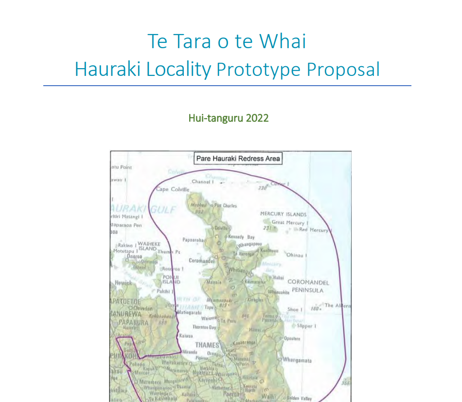 Te Tara o Te Whai - Hauraki Locality Development