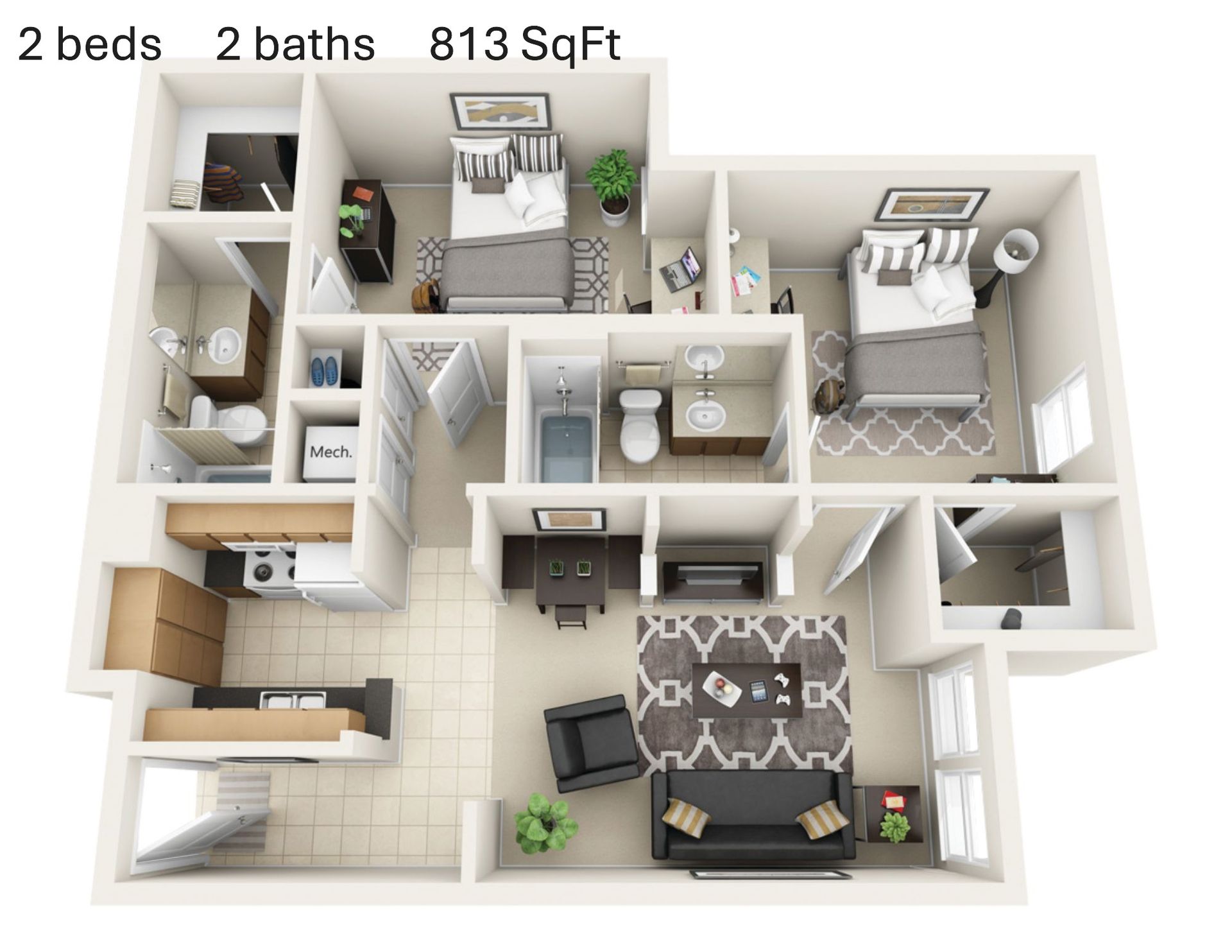 Student Floor Plans | Hawks Ridge Iowa City
