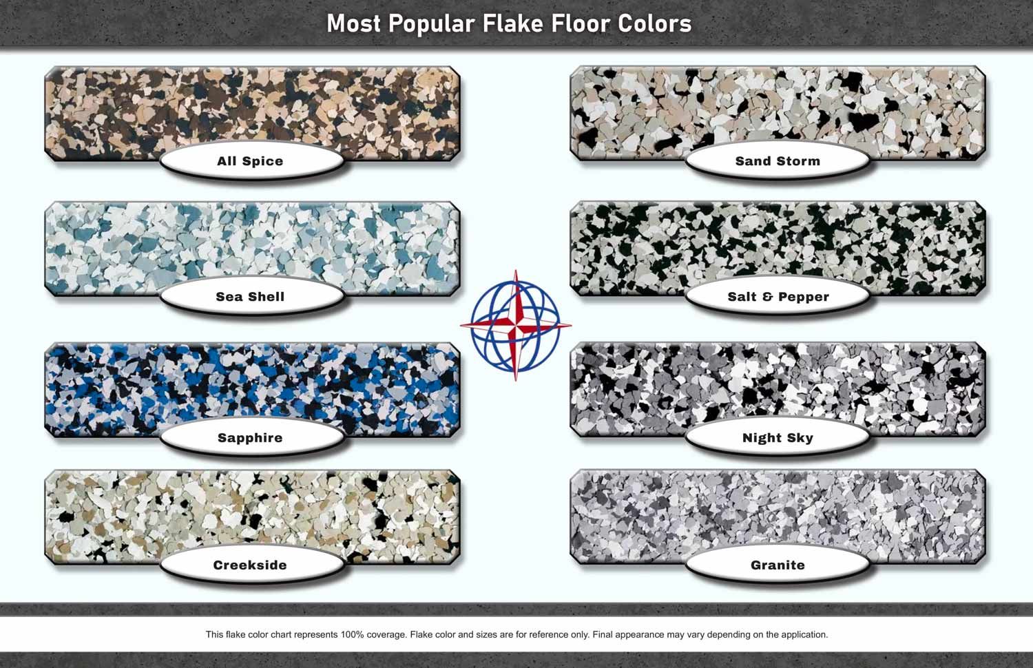 Premium Flake Options | Southeast Floor Maintenance