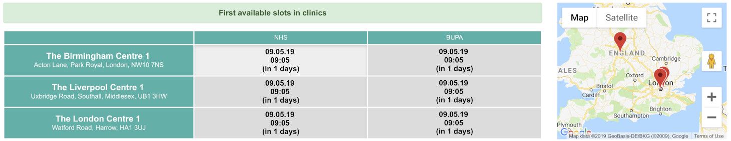 Aptvision - Products - RIS - Booking - Portals