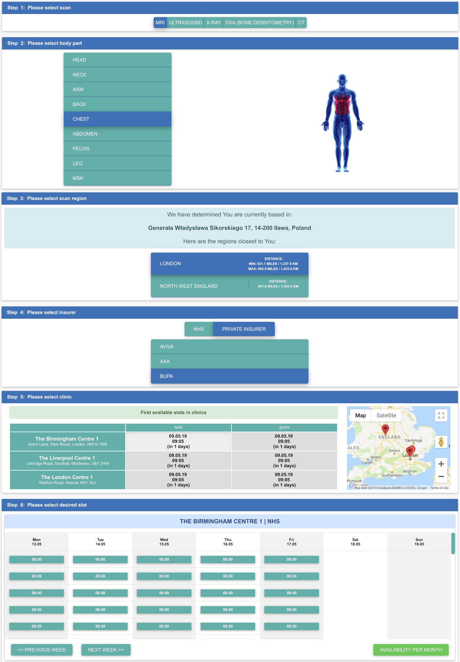 Aptvision - Products - RIS - Booking - Portals