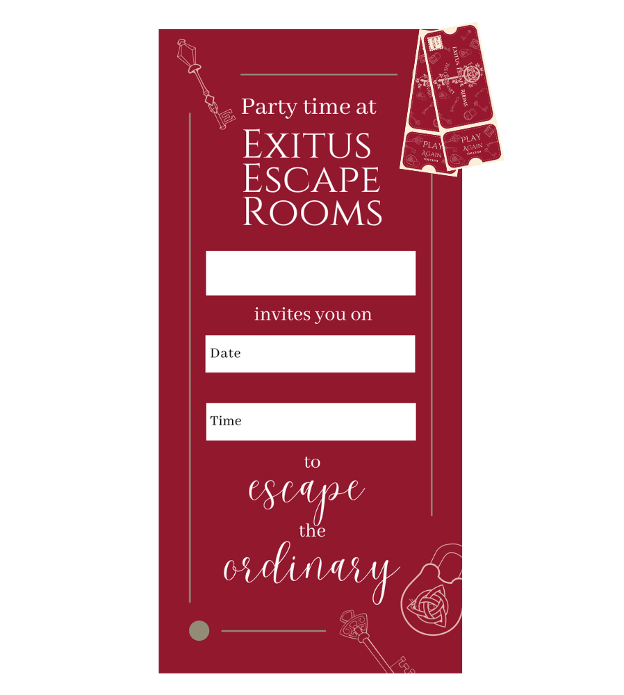 Party Ideas Cardiff | Escape Party at Exitus Escape Rooms