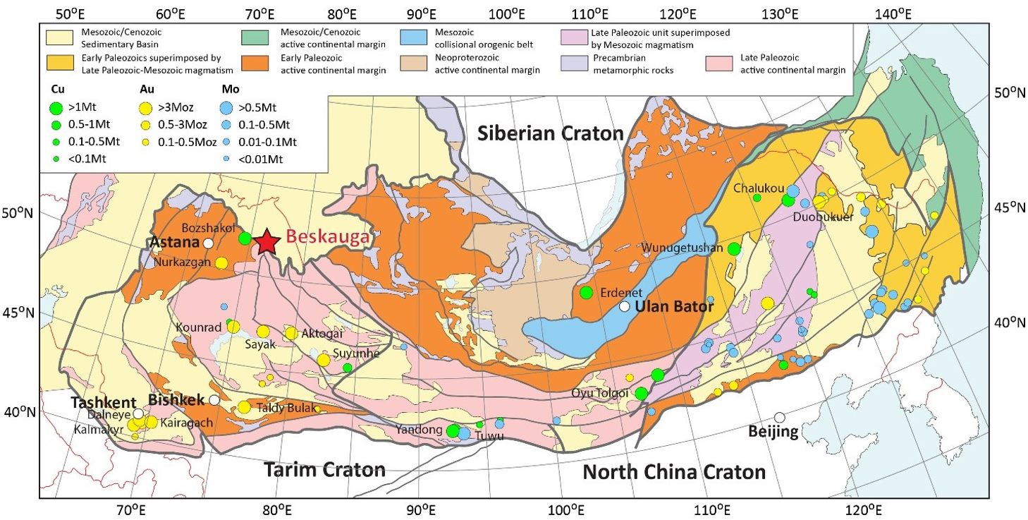 Projects by Arras Minerals include copper-gold prospects in ...