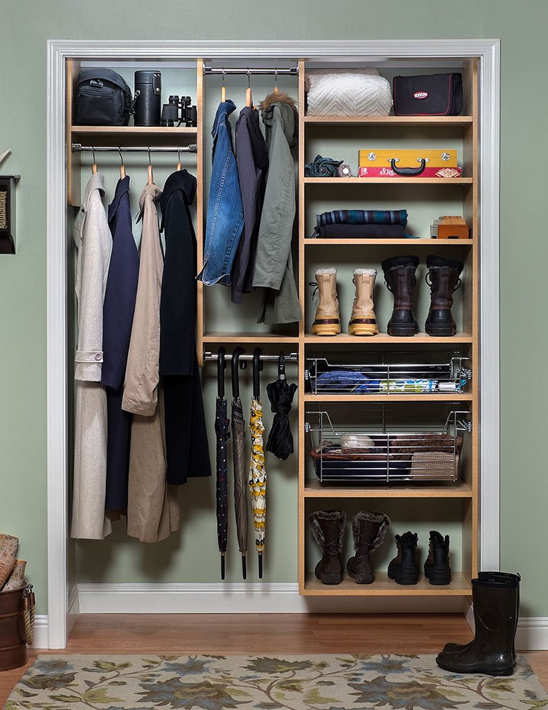 Reach-in Small Closets, Design and Installation