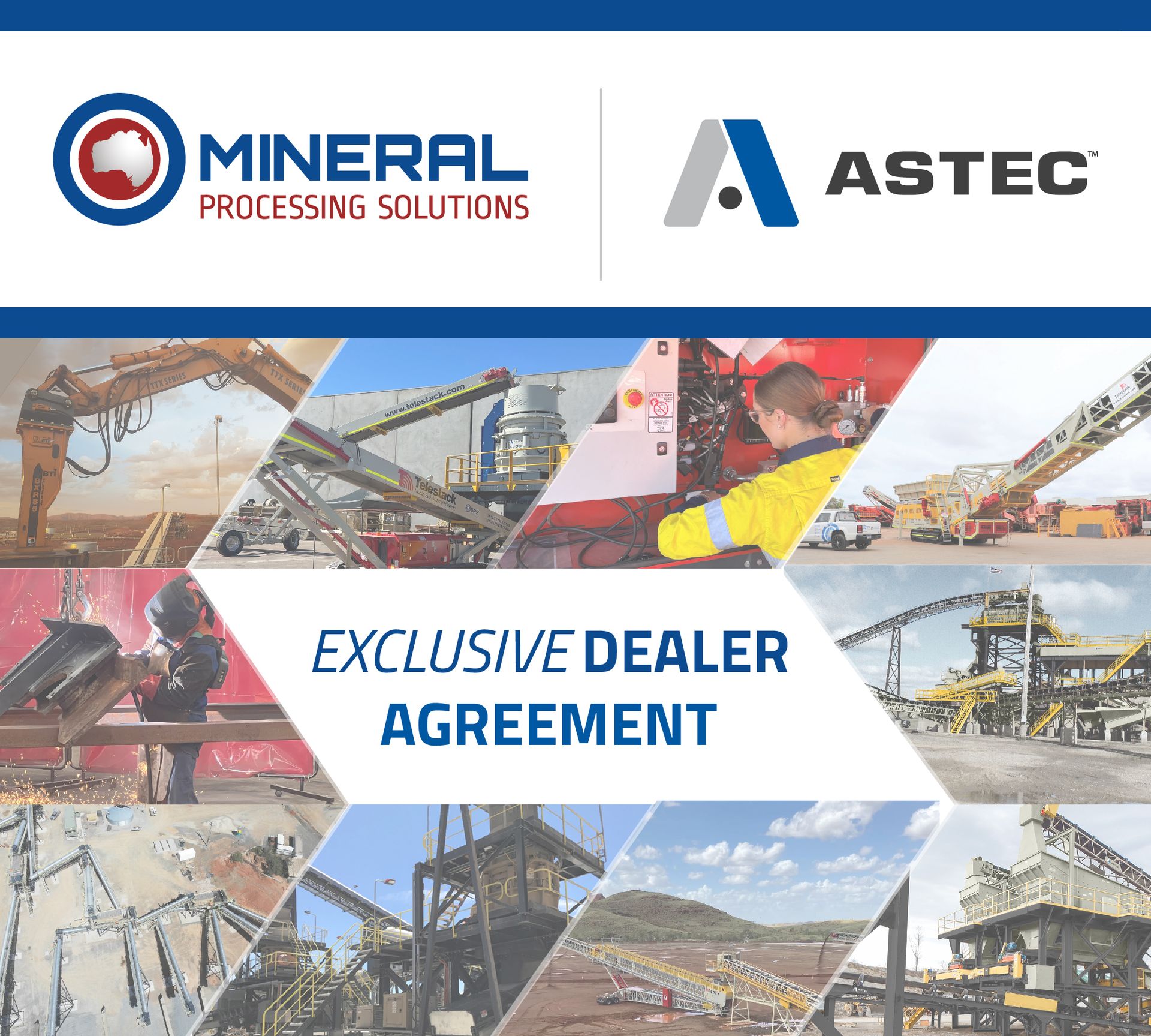 Mineral Processing Solutions announced as exclusive Astec Dealership