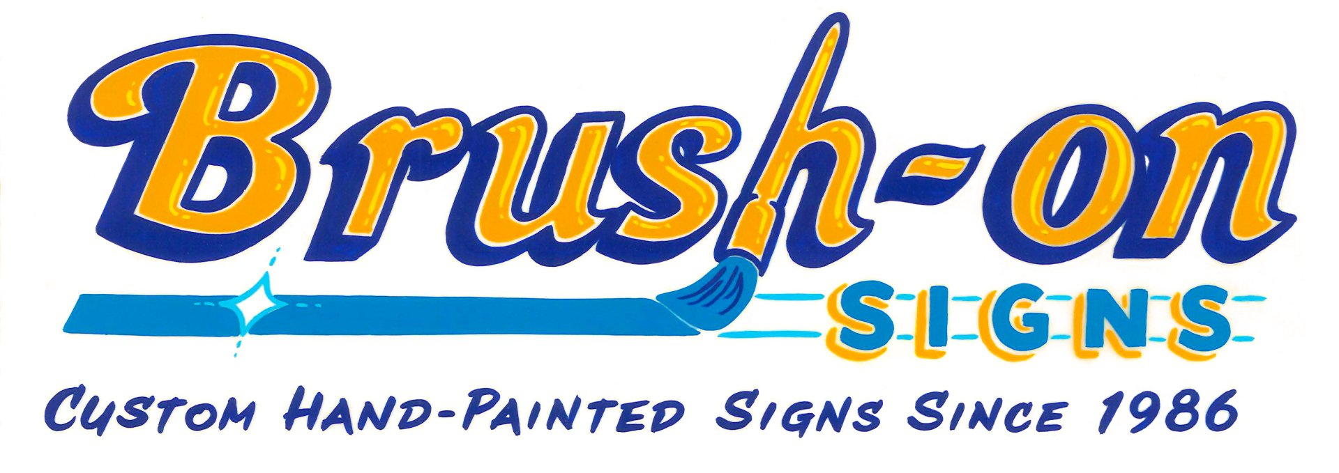 Custom Brushed on Signs | Boulder, CO