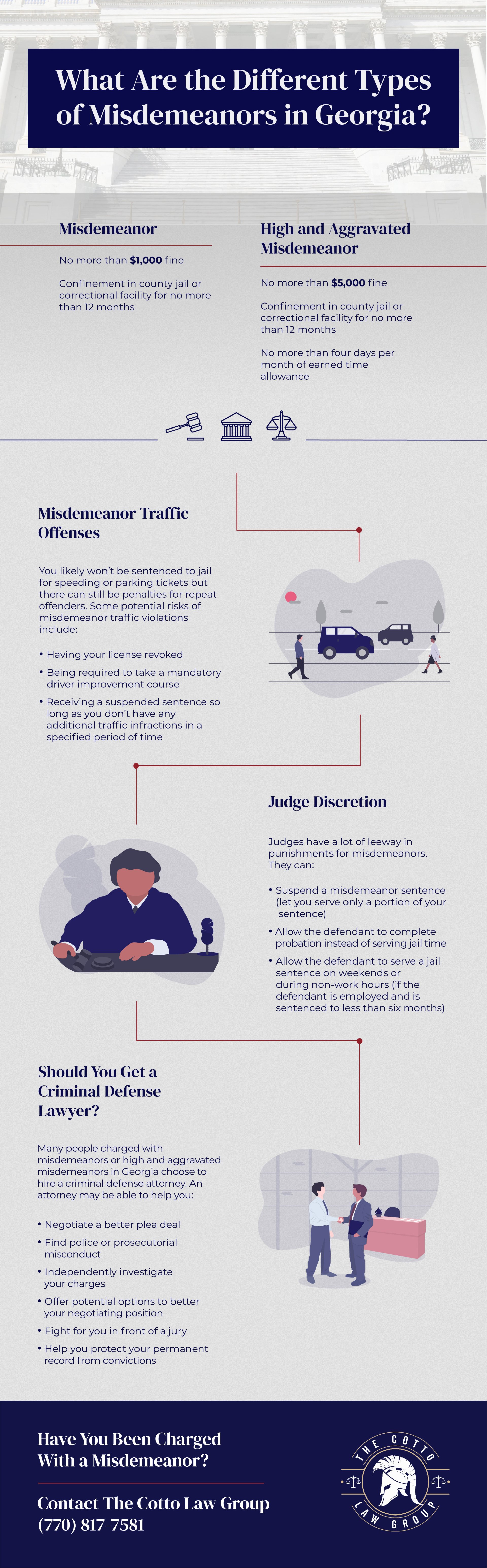Different types of misdemeanors | The Cotto Law Group