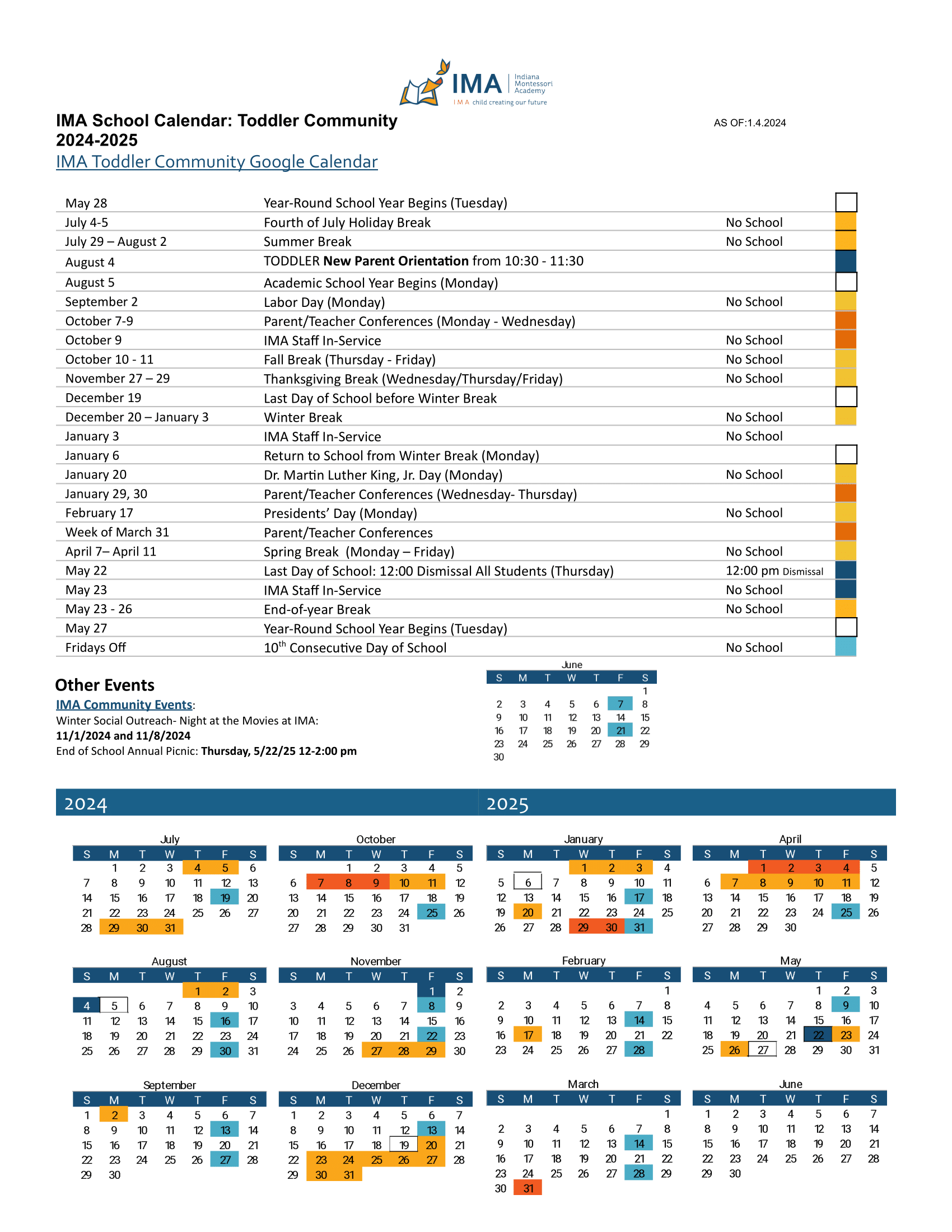 Toddler Program | Indiana Montessori Academy | Carmel, IN