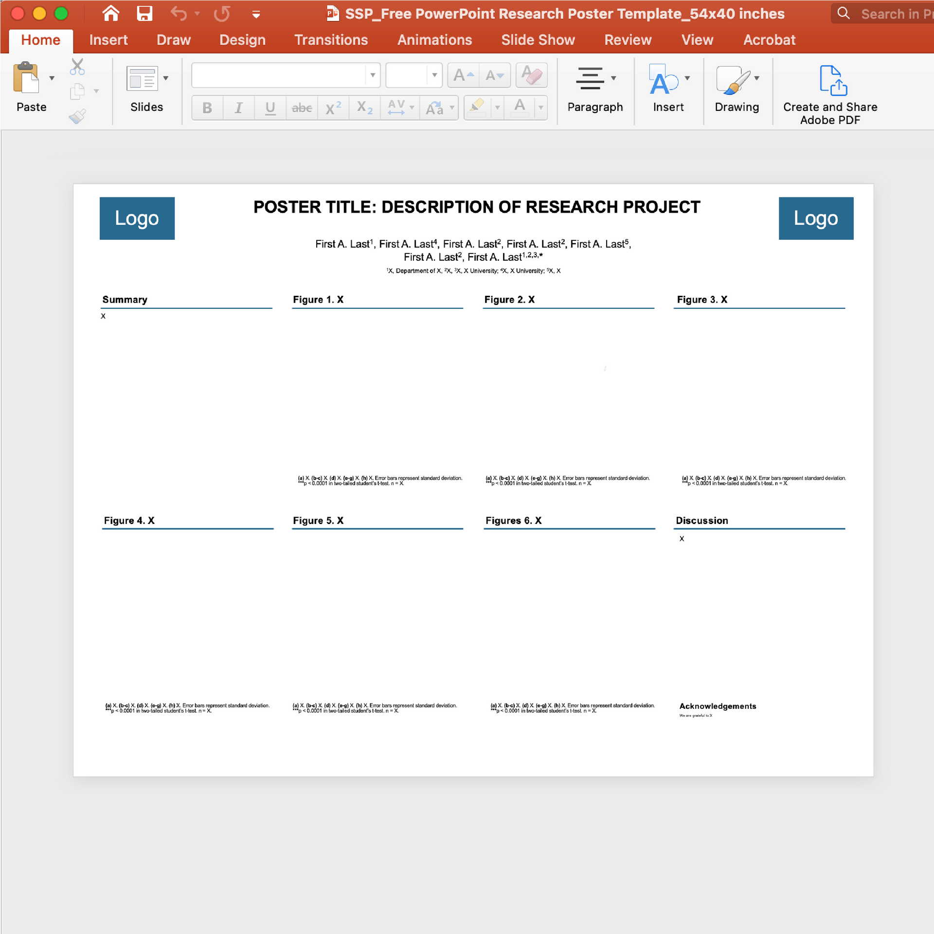 Research Poster Templates for PowerPoint and Adobe Illustrator