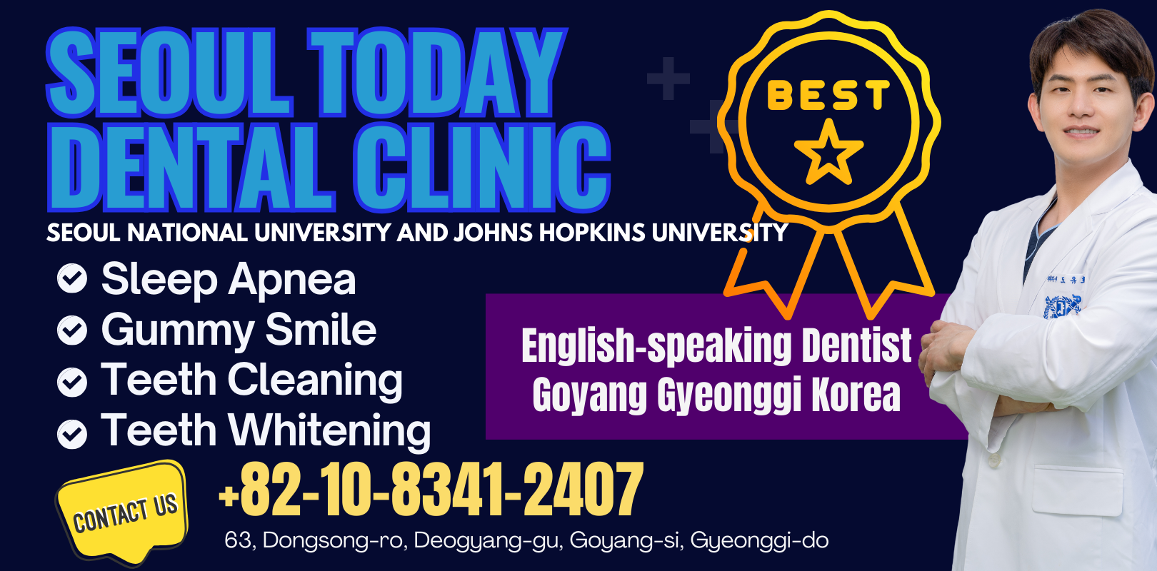 Seoul Today Dental | English-Speaking Dentist in Korea for Foreigners