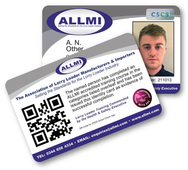 New ALLMI CSCS card design