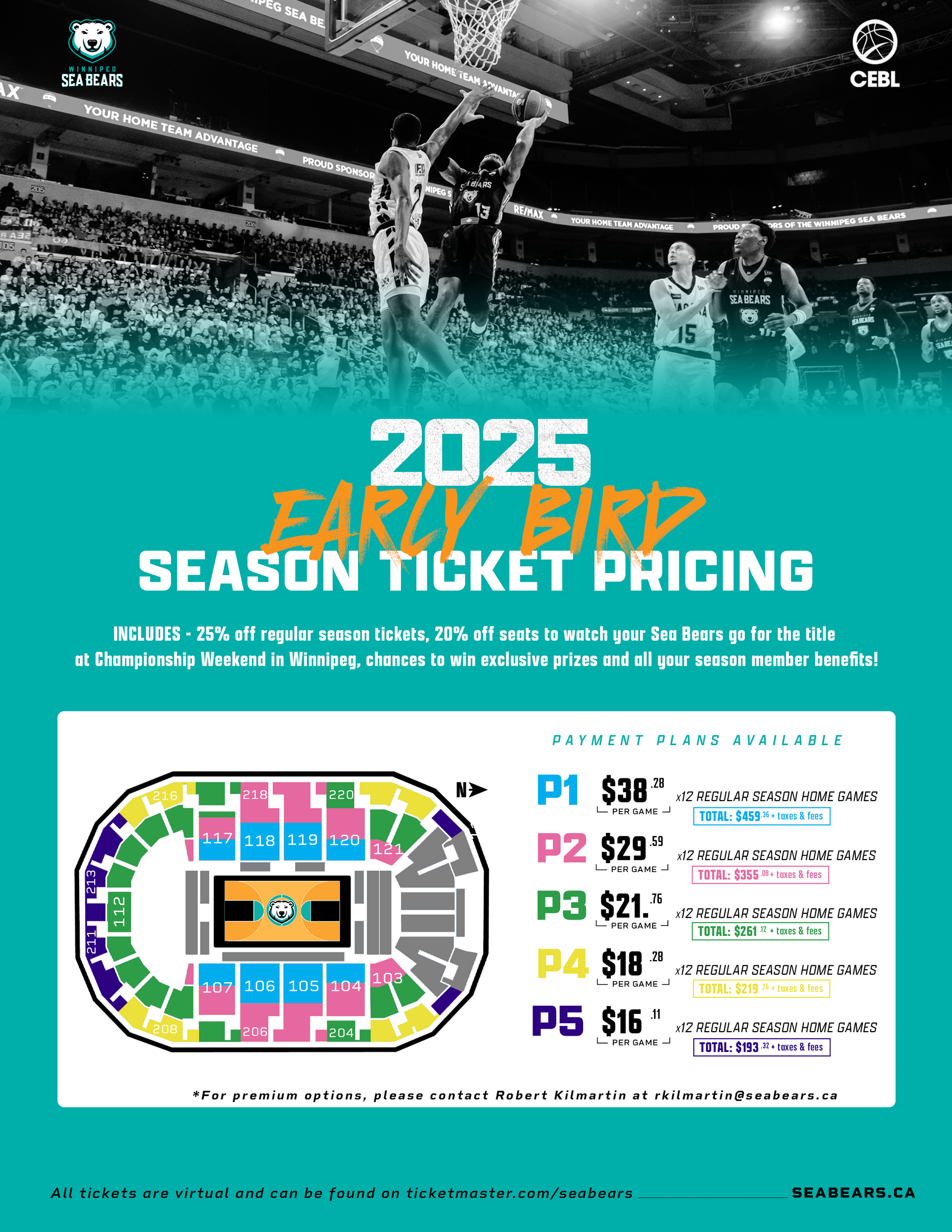 Tickets - Buy Winnipeg Sea Bears Tickets - CEBL