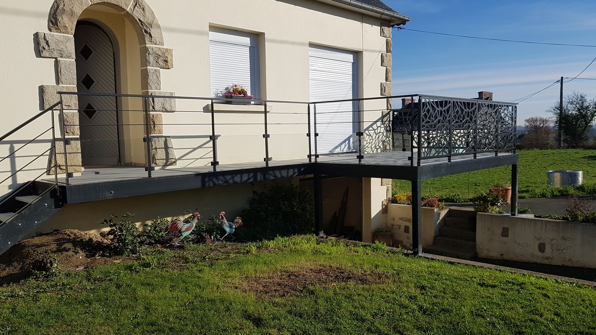 Terrasses et structures de terrasses sur mesure