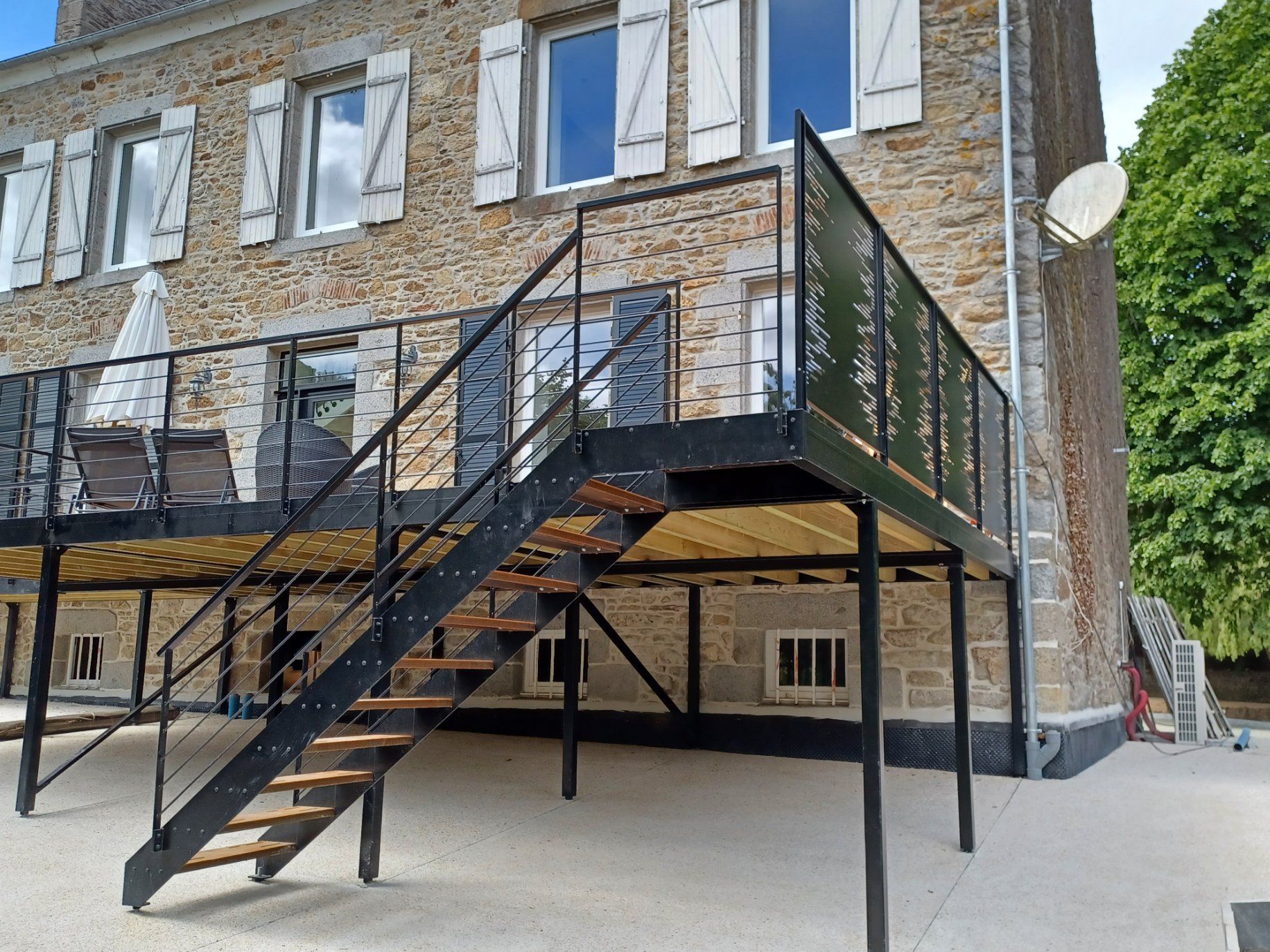 Terrasses et structures de terrasses sur mesure