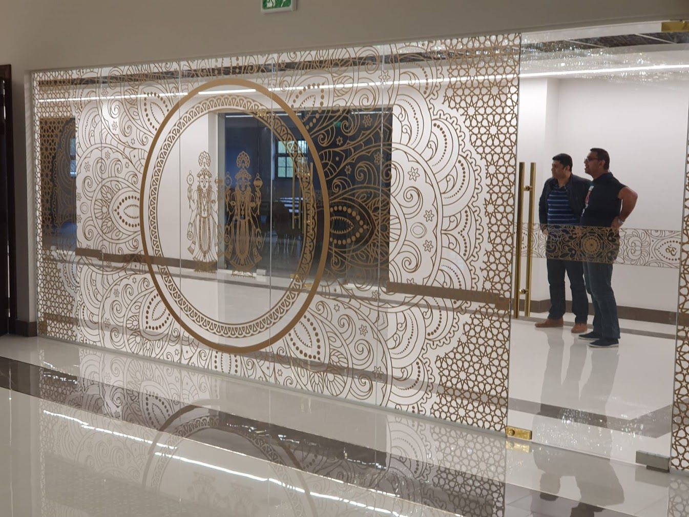 Digital print glass examples