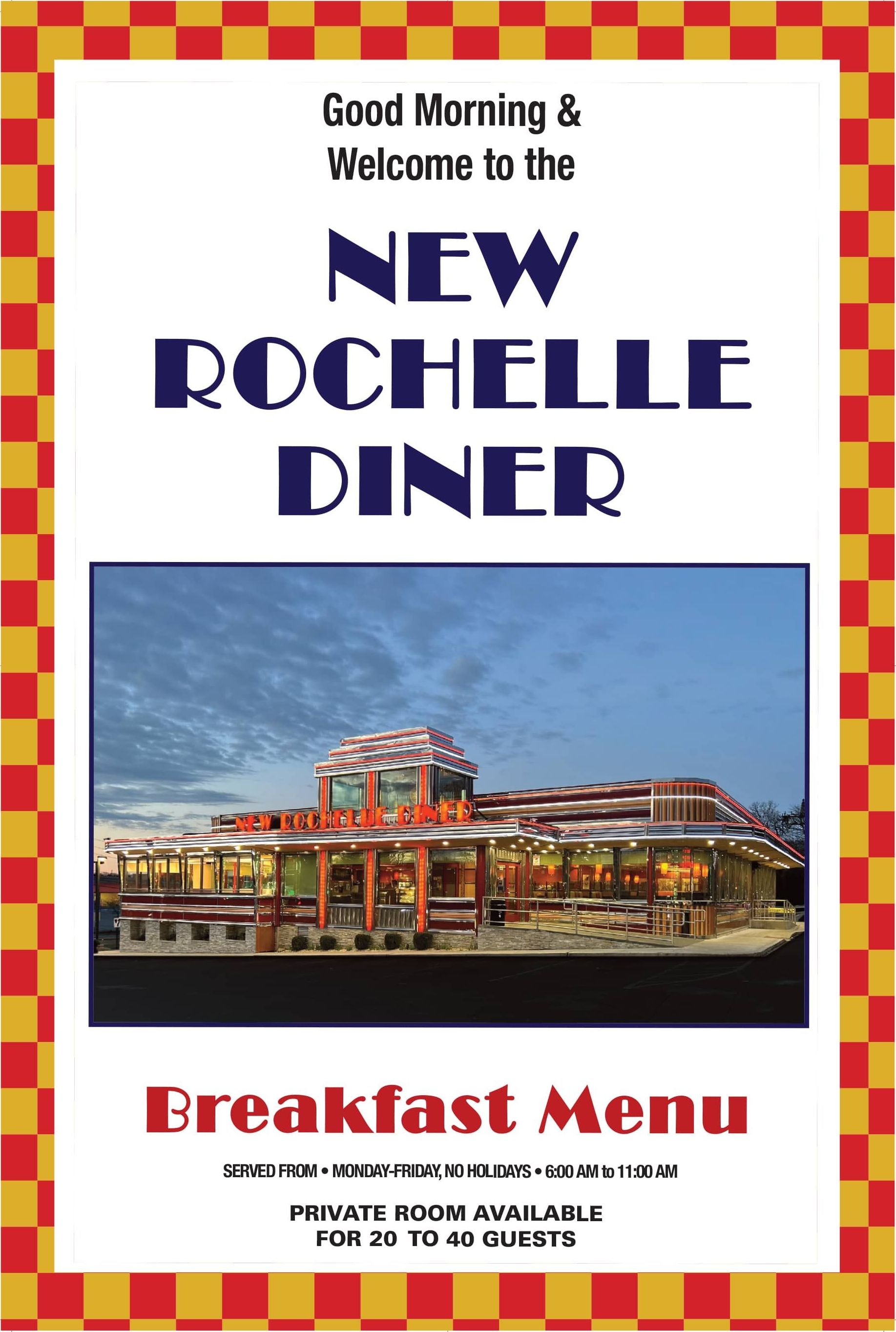 Menus | New Rochelle Diner - Serving New Rochelle, NY