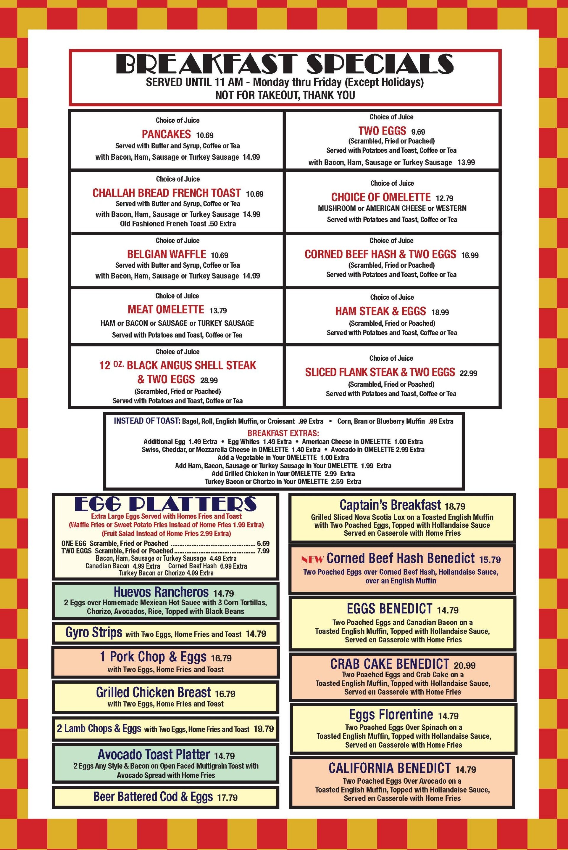 Menus | New Rochelle Diner - Serving New Rochelle, NY
