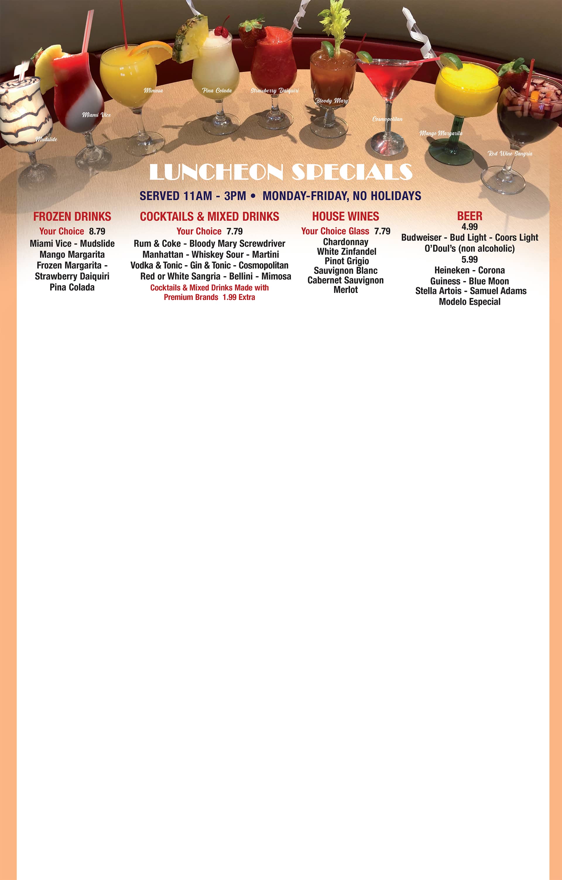 Menus | New Rochelle Diner - Serving New Rochelle, NY