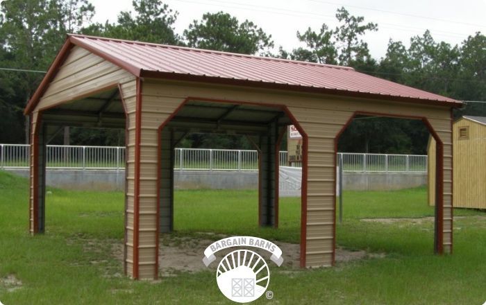 Side Entry Carports | Custom Metal Carport