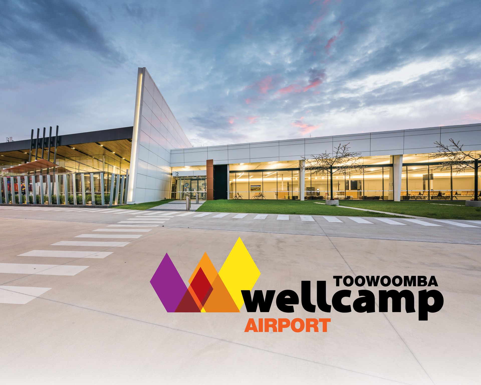 Custom Business Logo Design - Black Canvas - Wellcamp Airport