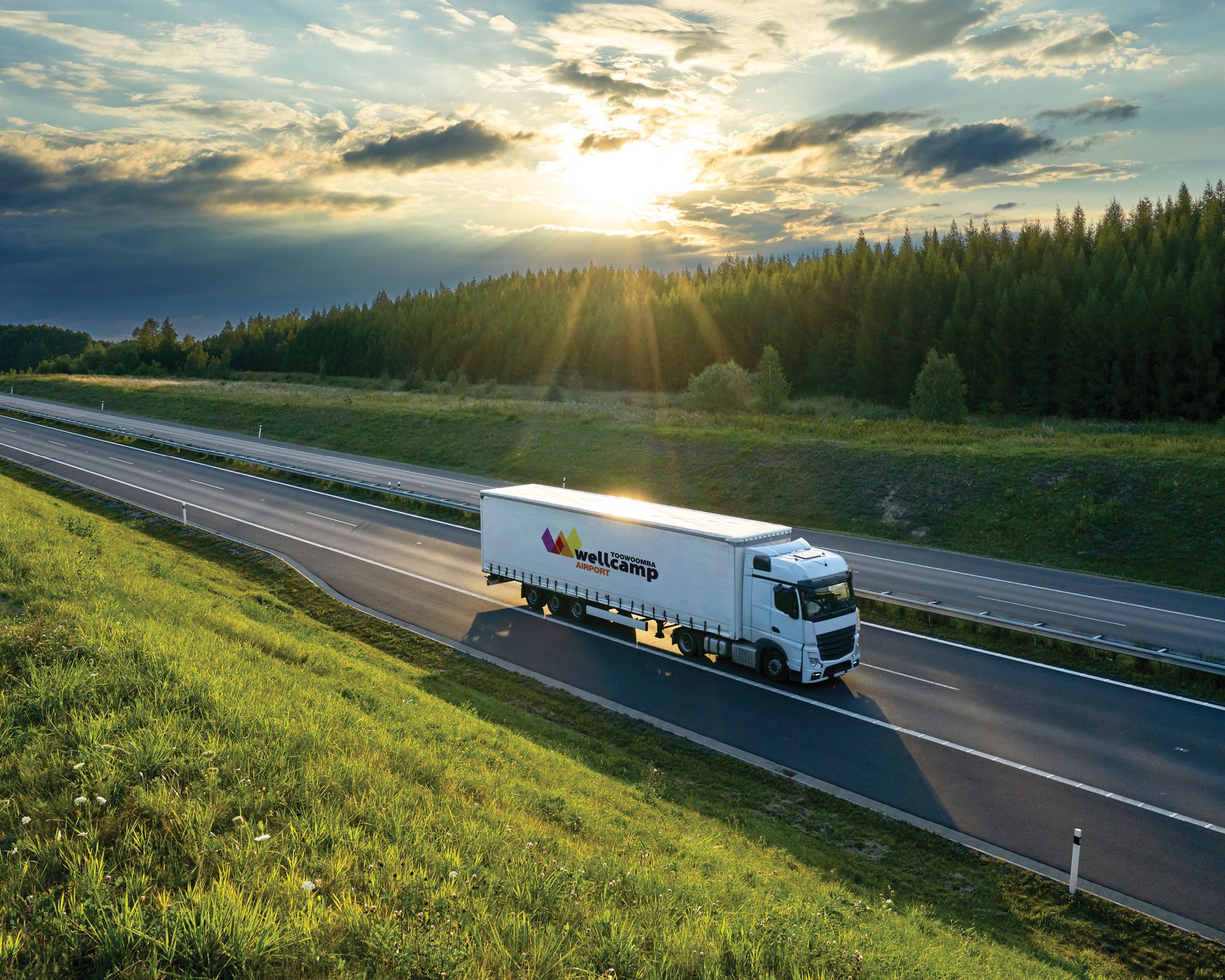 Custom Business Logo Design - Black Canvas - Wellcamp Airport