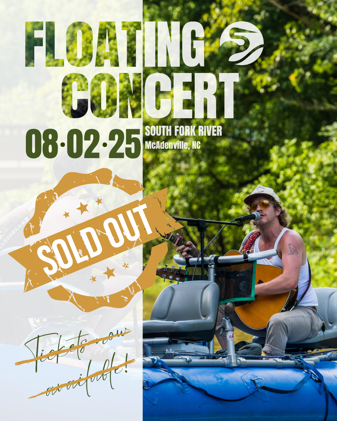 Floating Concert on the South Fork River of the Catawba