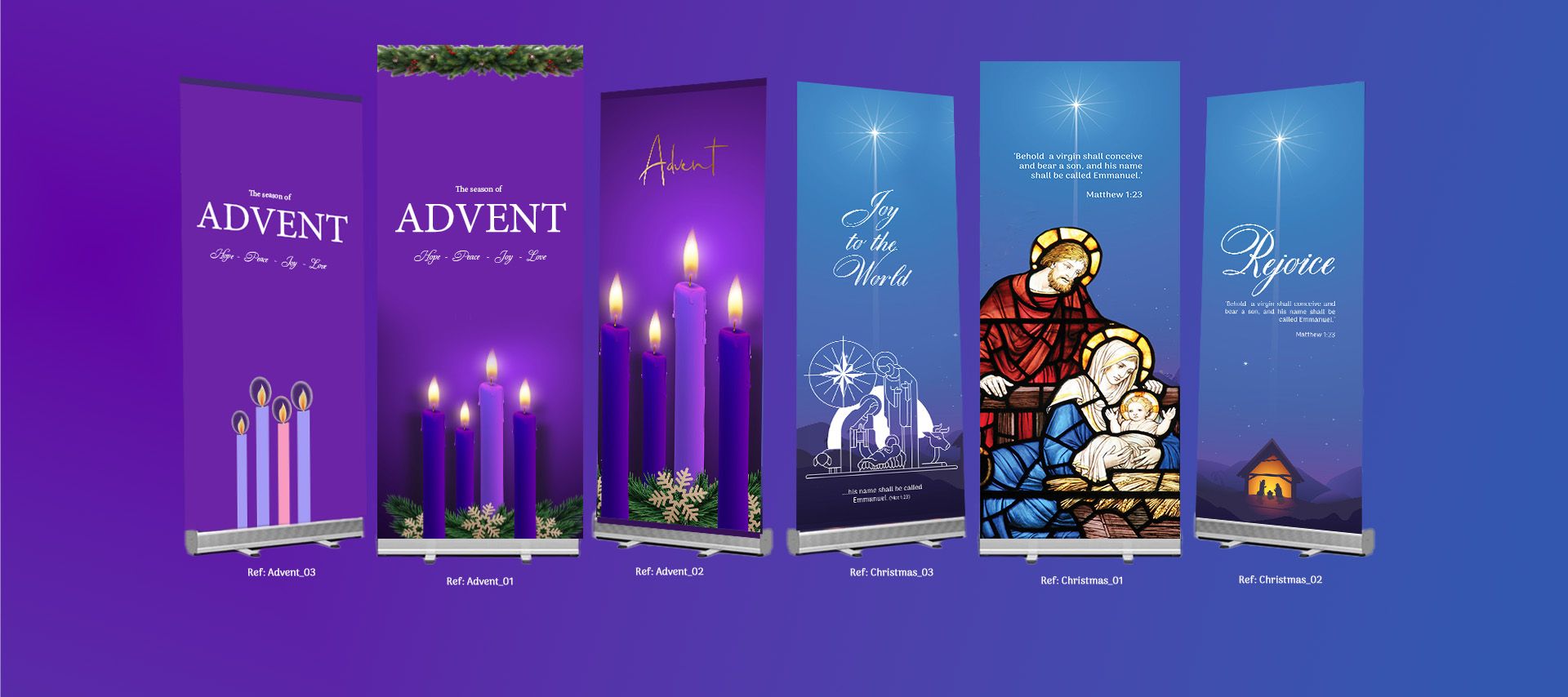 Catholic Banners | Pull-up banners for the Church