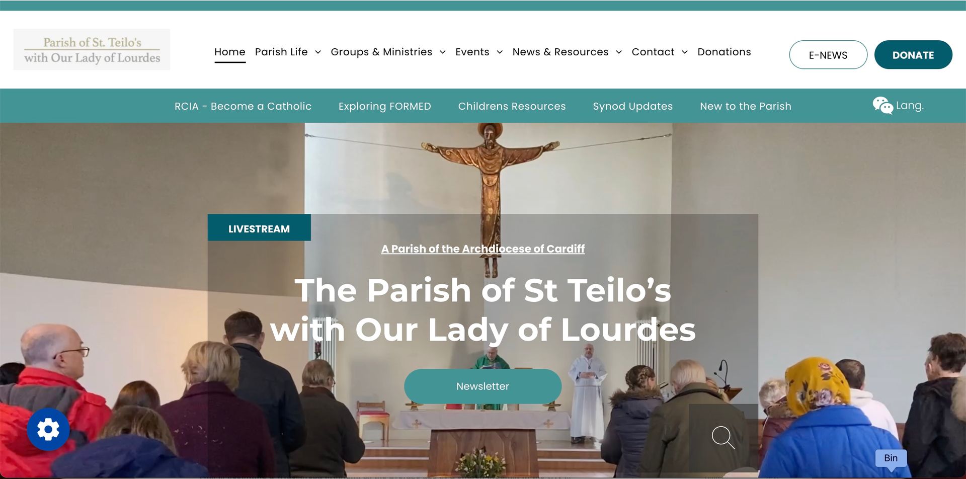 New parish website: St. Teilo's with Our Lady of Lourdes, Cardiff