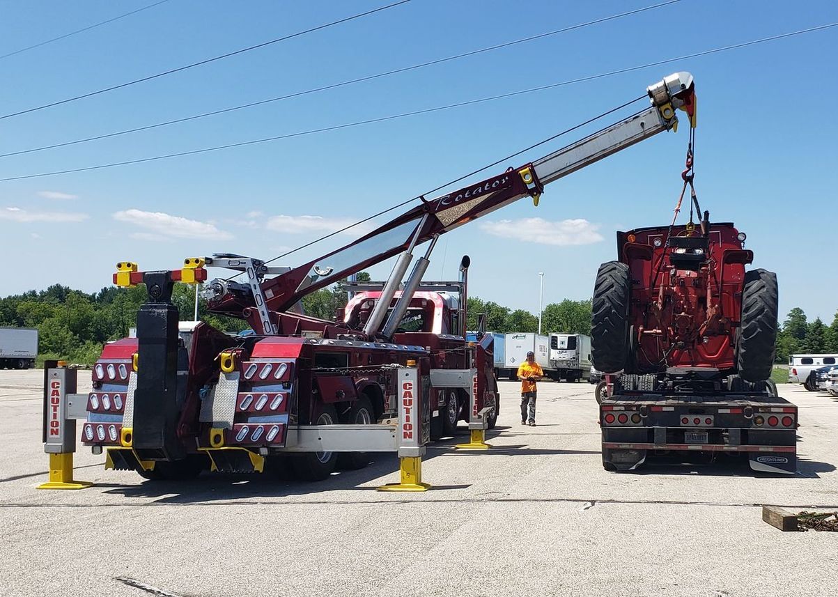 Blue Gray Towing Heavy Duty Towing