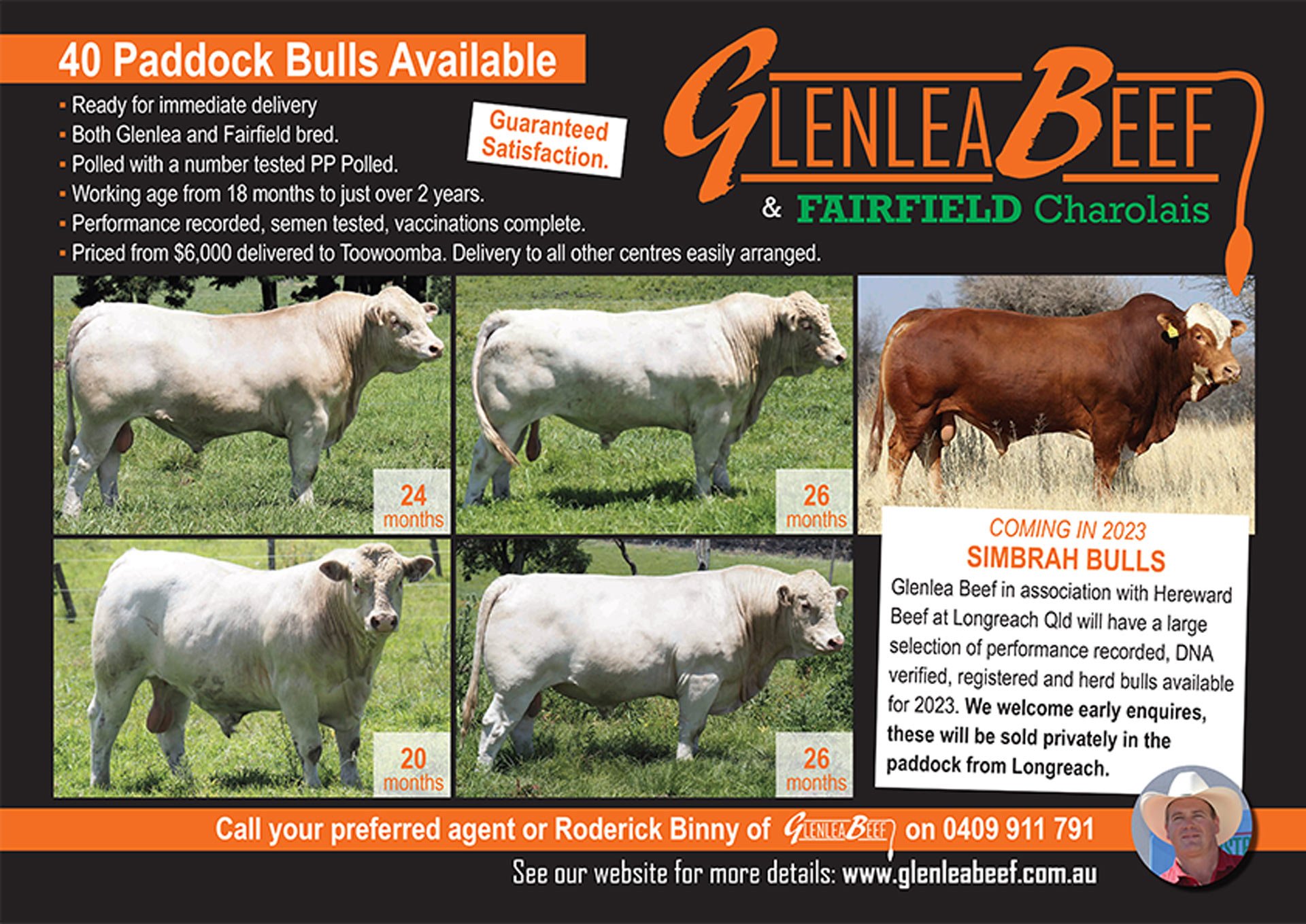 Glenlea Beef - NSW & QLD - Stock For Sale