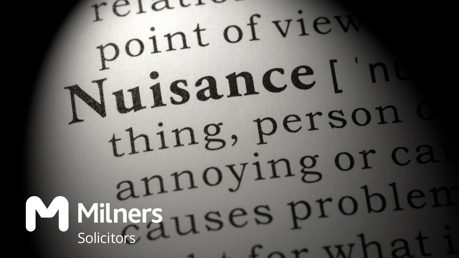 When is a nuisance a nuisance?