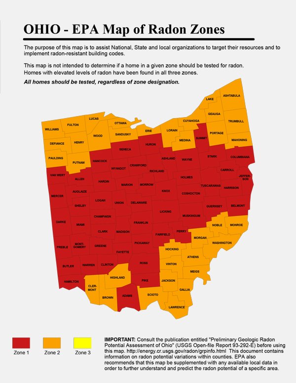 Radon Gas Inspections Akron: Radon Gas Home Inspector Stow OH