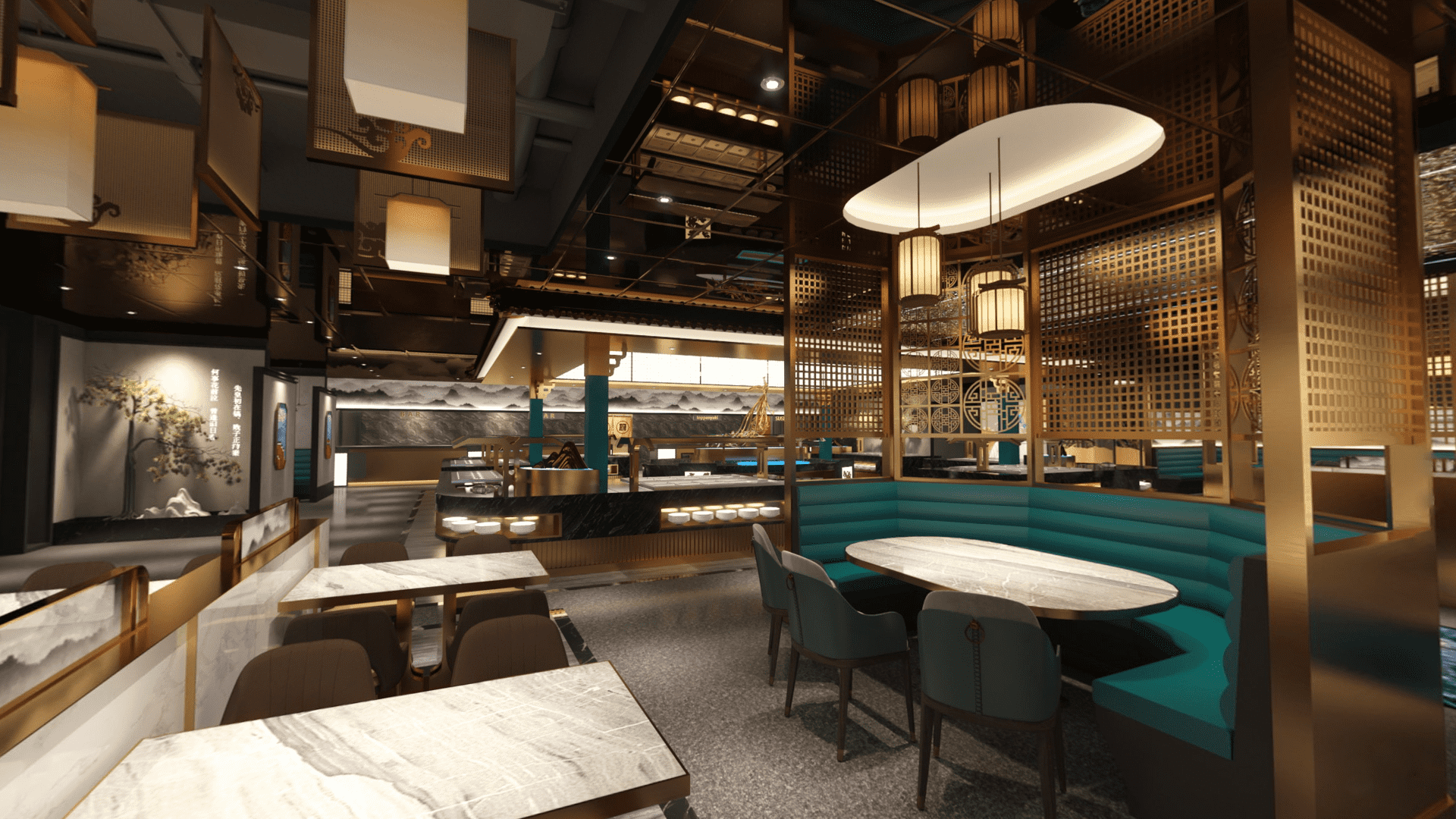 Nos espaces - Wok Palais Royal - Restaurant asiatique à Bulle