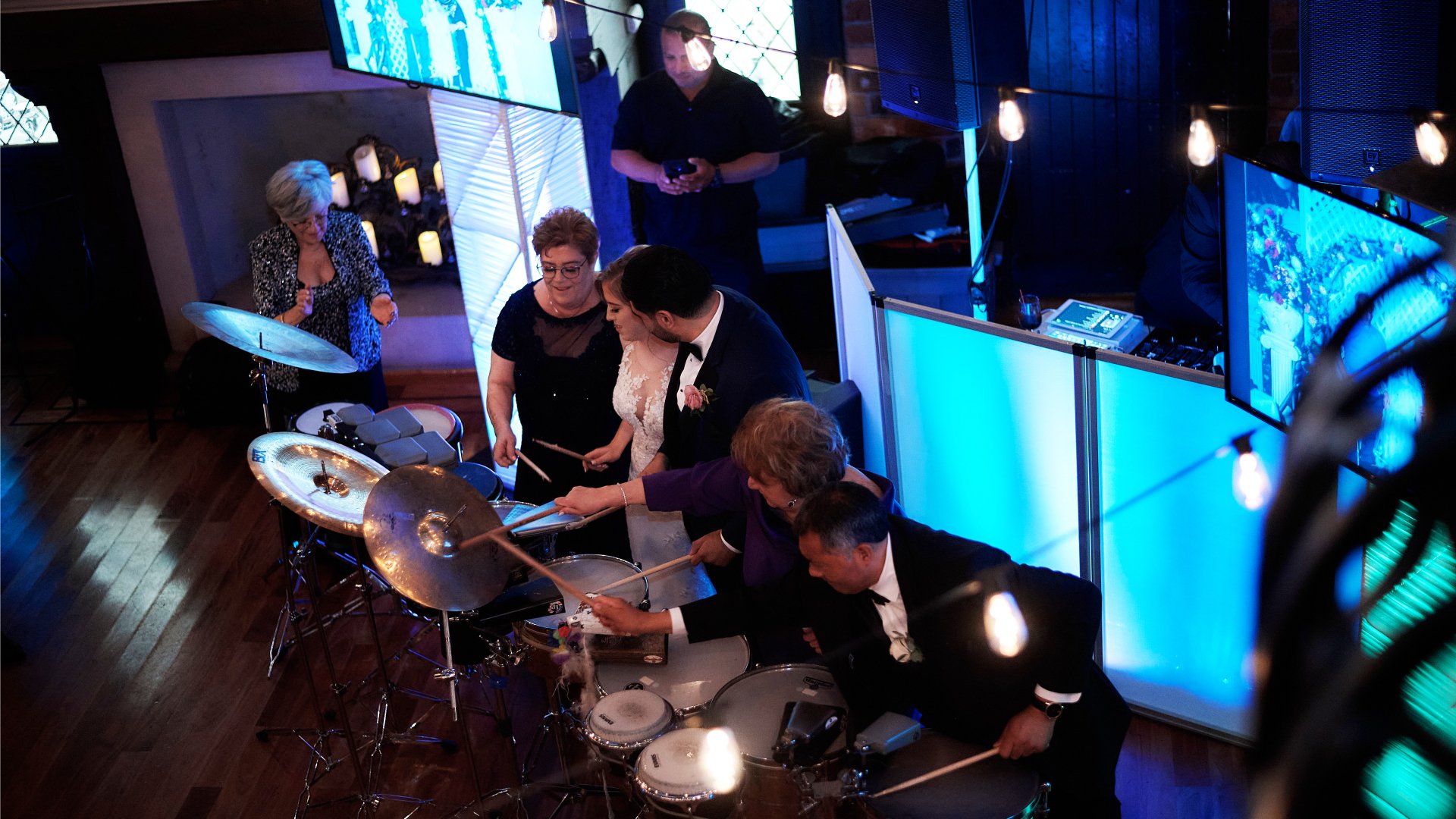 DJ & Band Setup | Riviera Waterfront Mansion