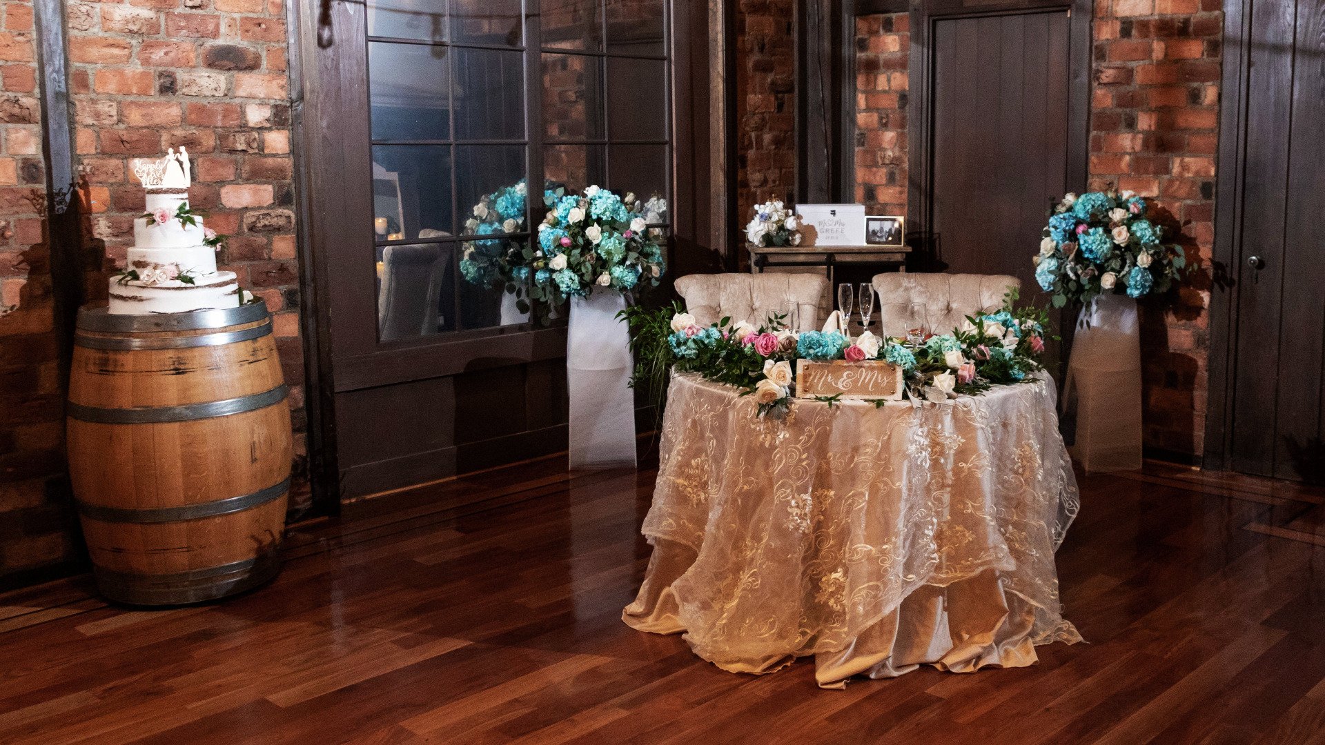 Bride & Groom Table | Riviera Waterfront Mansion