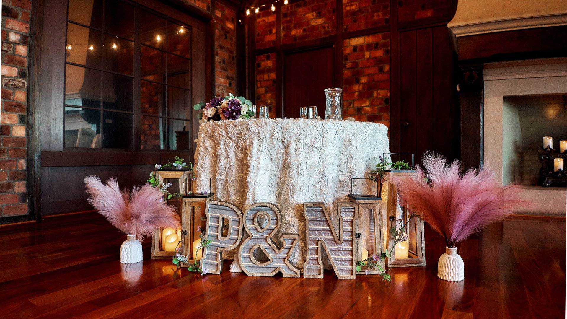 Bride & Groom Table | Riviera Waterfront Mansion