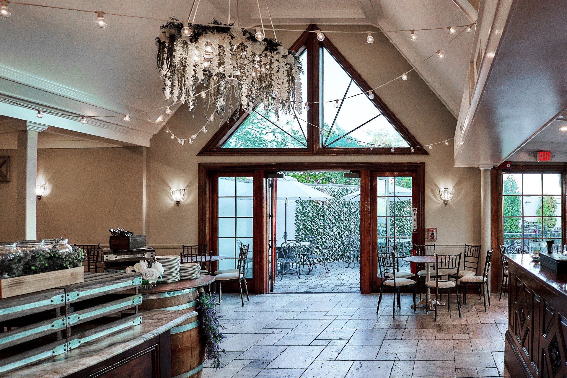 Indoor Cocktail Hour | Riviera Waterfront Mansion