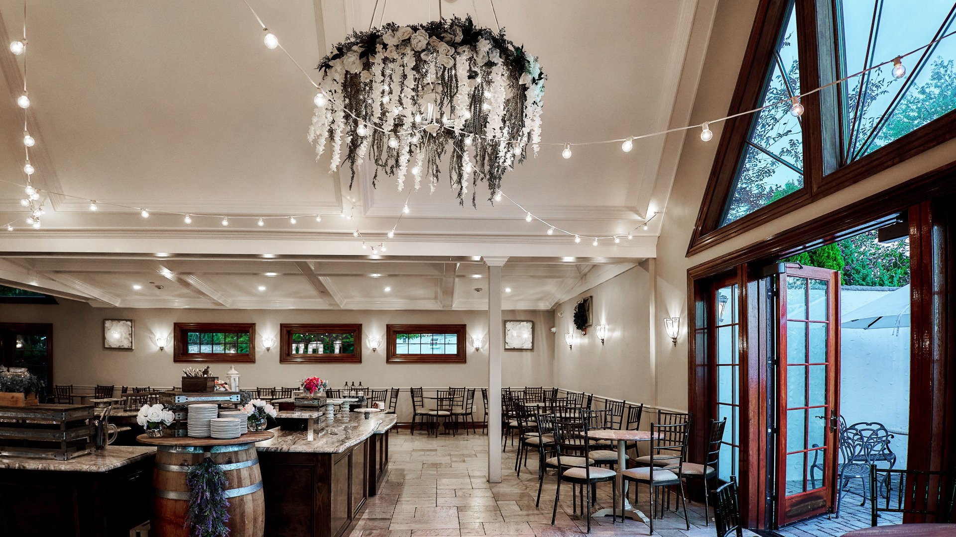 Indoor Cocktail Hour | Riviera Waterfront Mansion