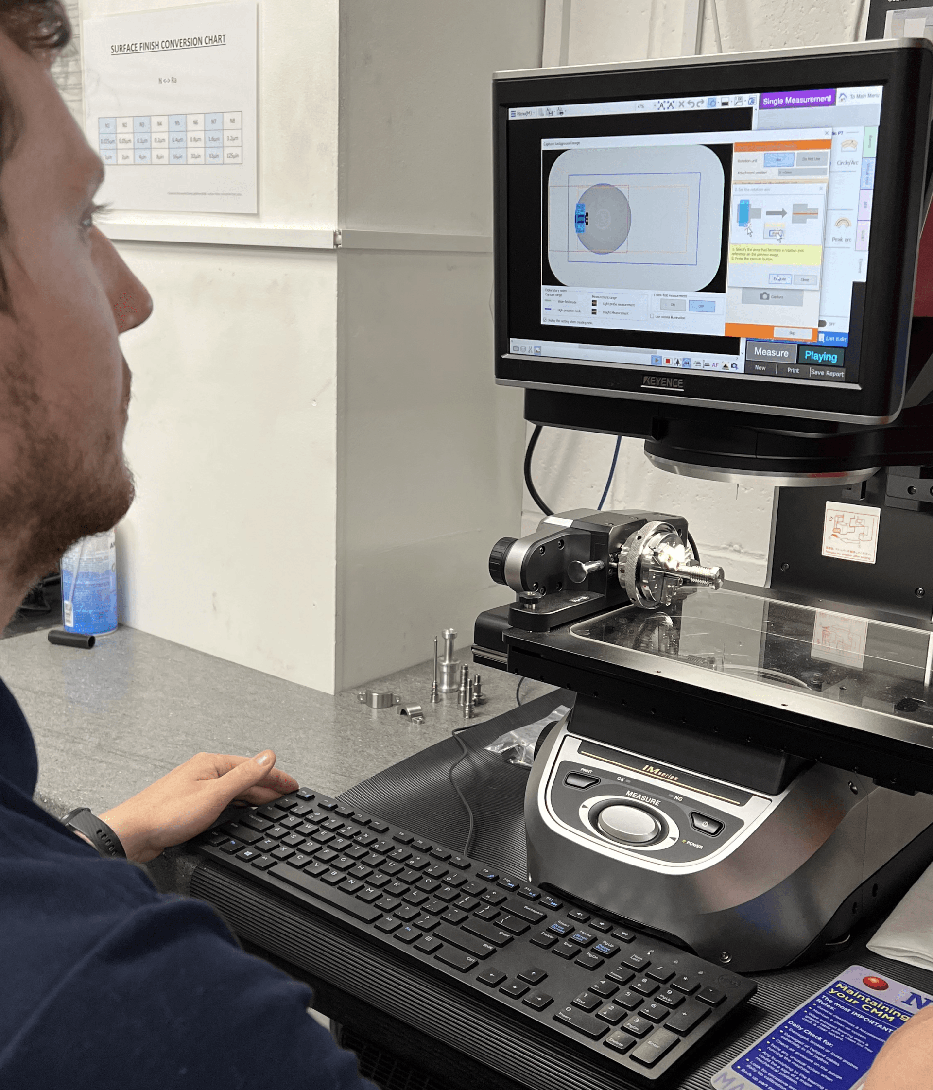 Keyence Image Measuring System lands at Abbey