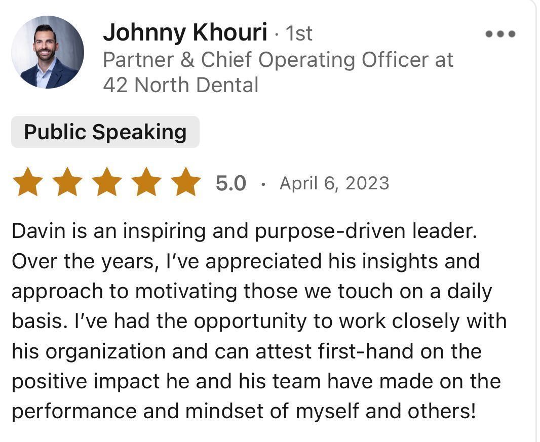 Inspirational Speaker and Bestselling Author