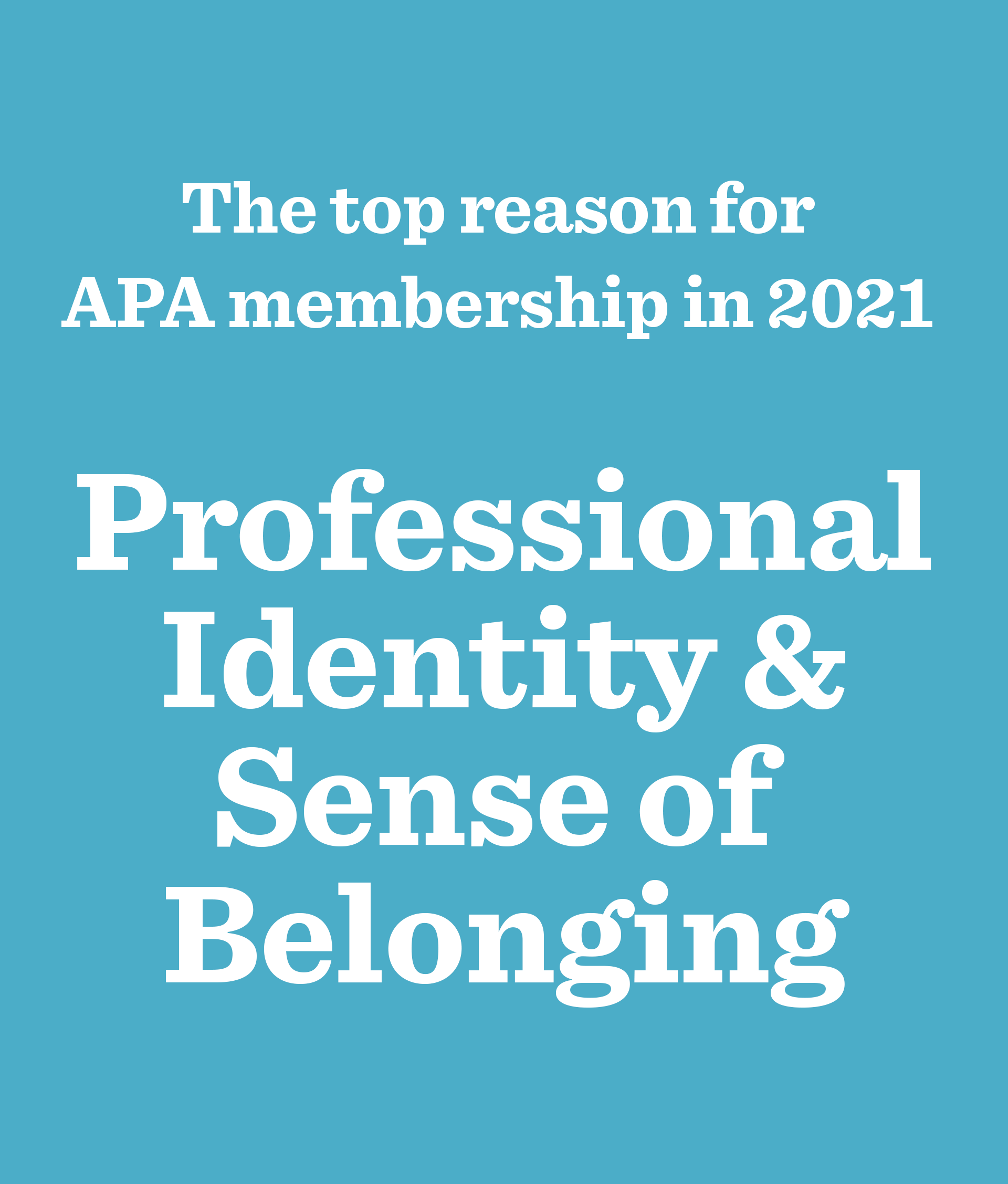 APA Membership by the Numbers