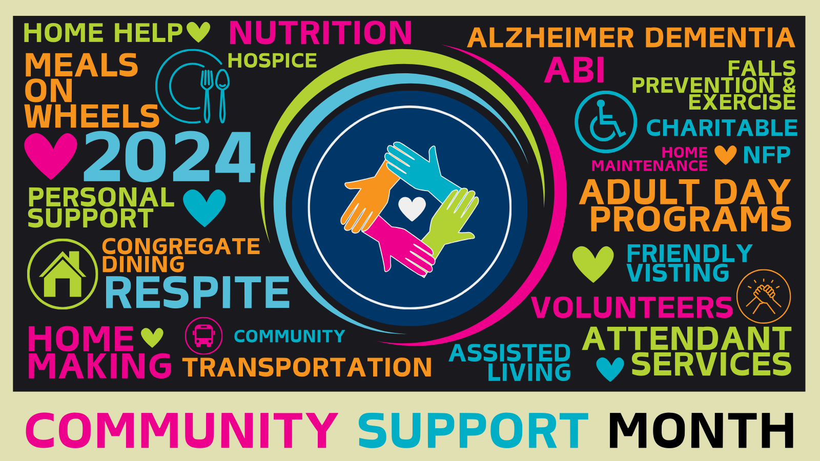 OCSA celebrates Community Support Month 2024