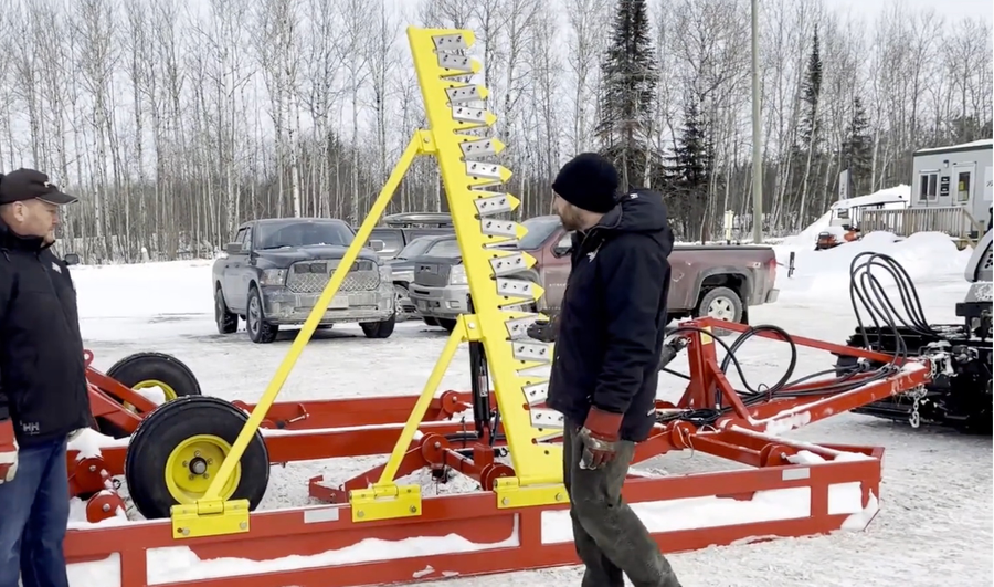 MTN Trail Drags for snowmobile trails and winter roads.