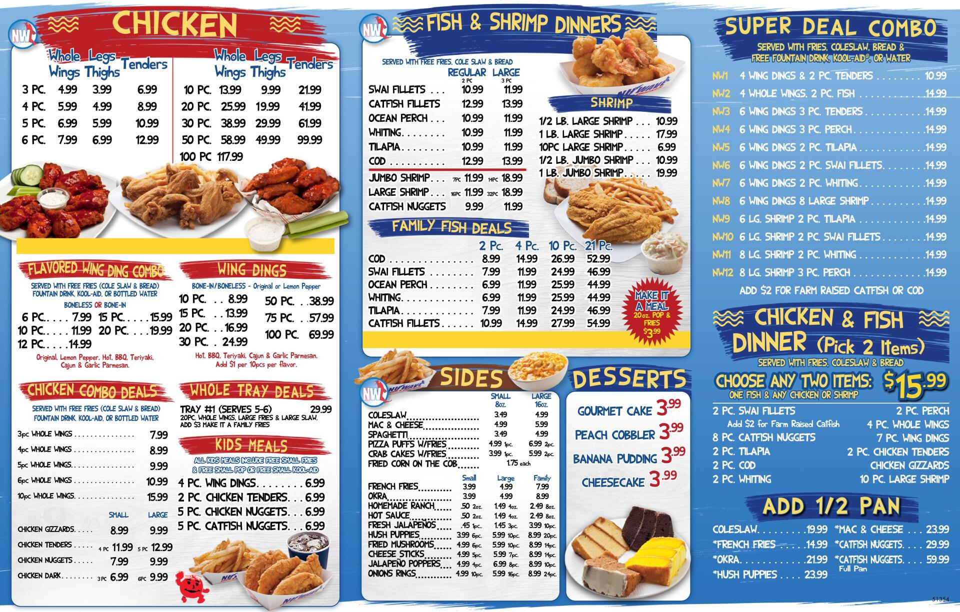 Nu Wave Fish & Chicken | 7 locations to serve you in Detroit