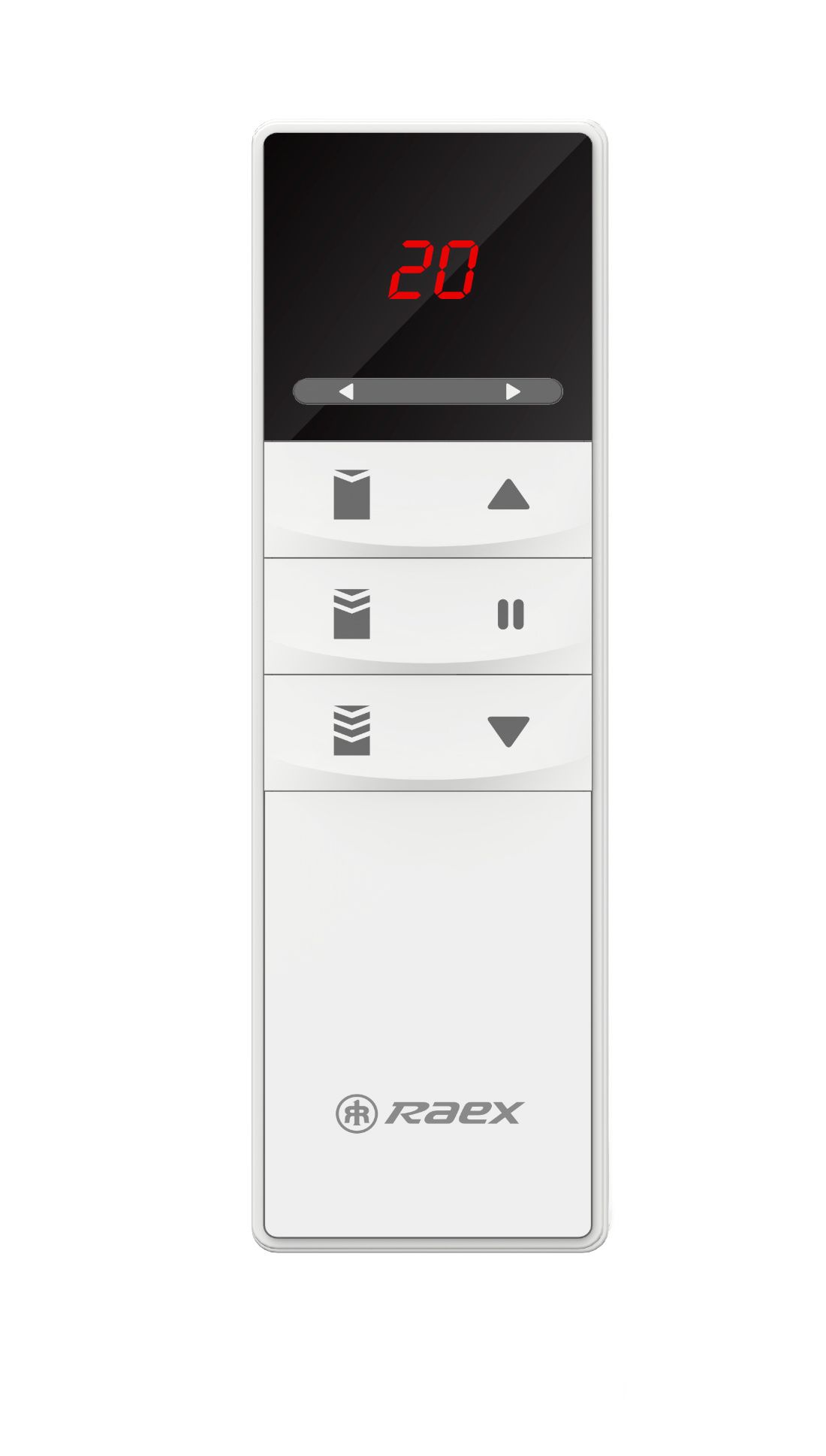 Raex remote controls, handheld and wall switch options